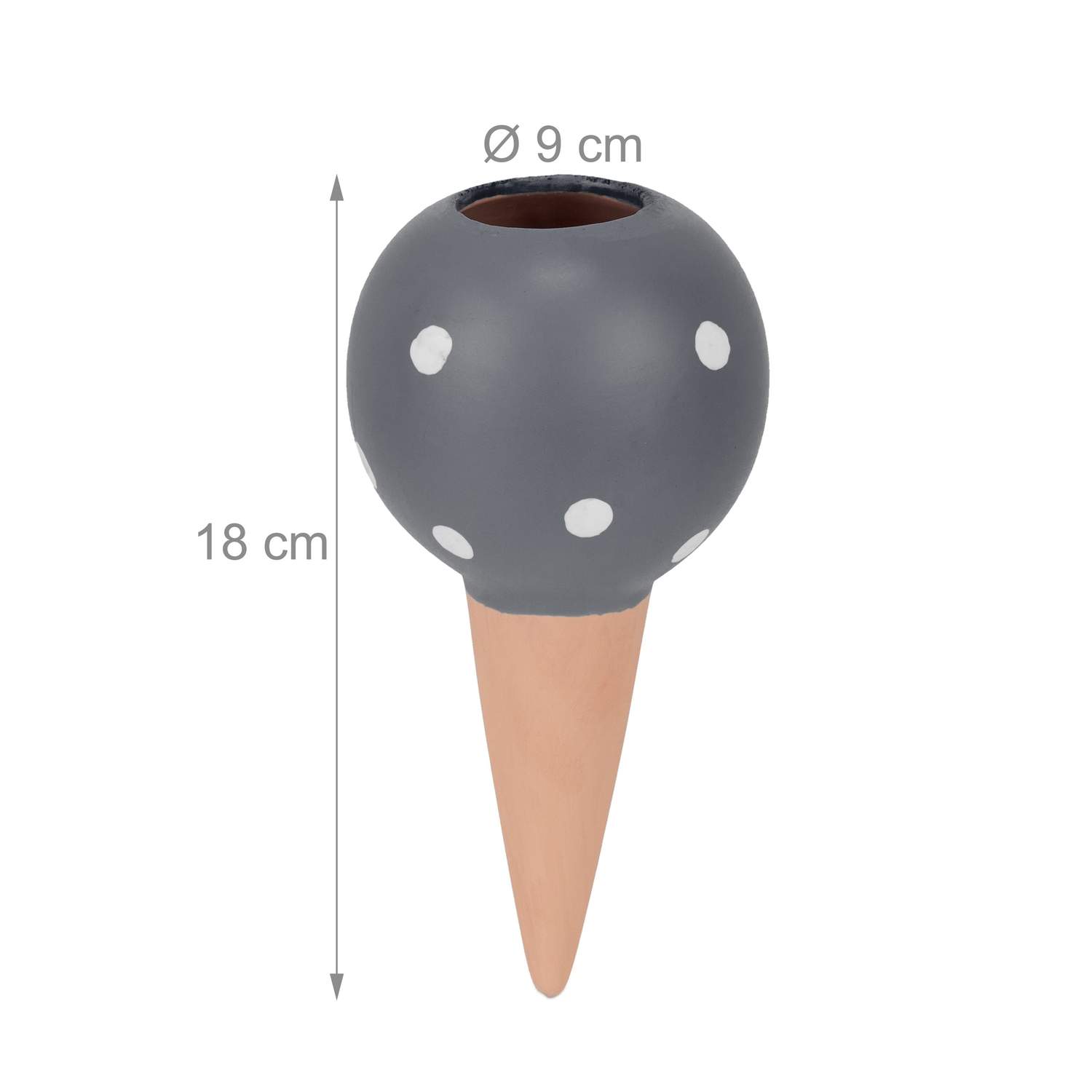Large clay cones for irrigation Set of 4