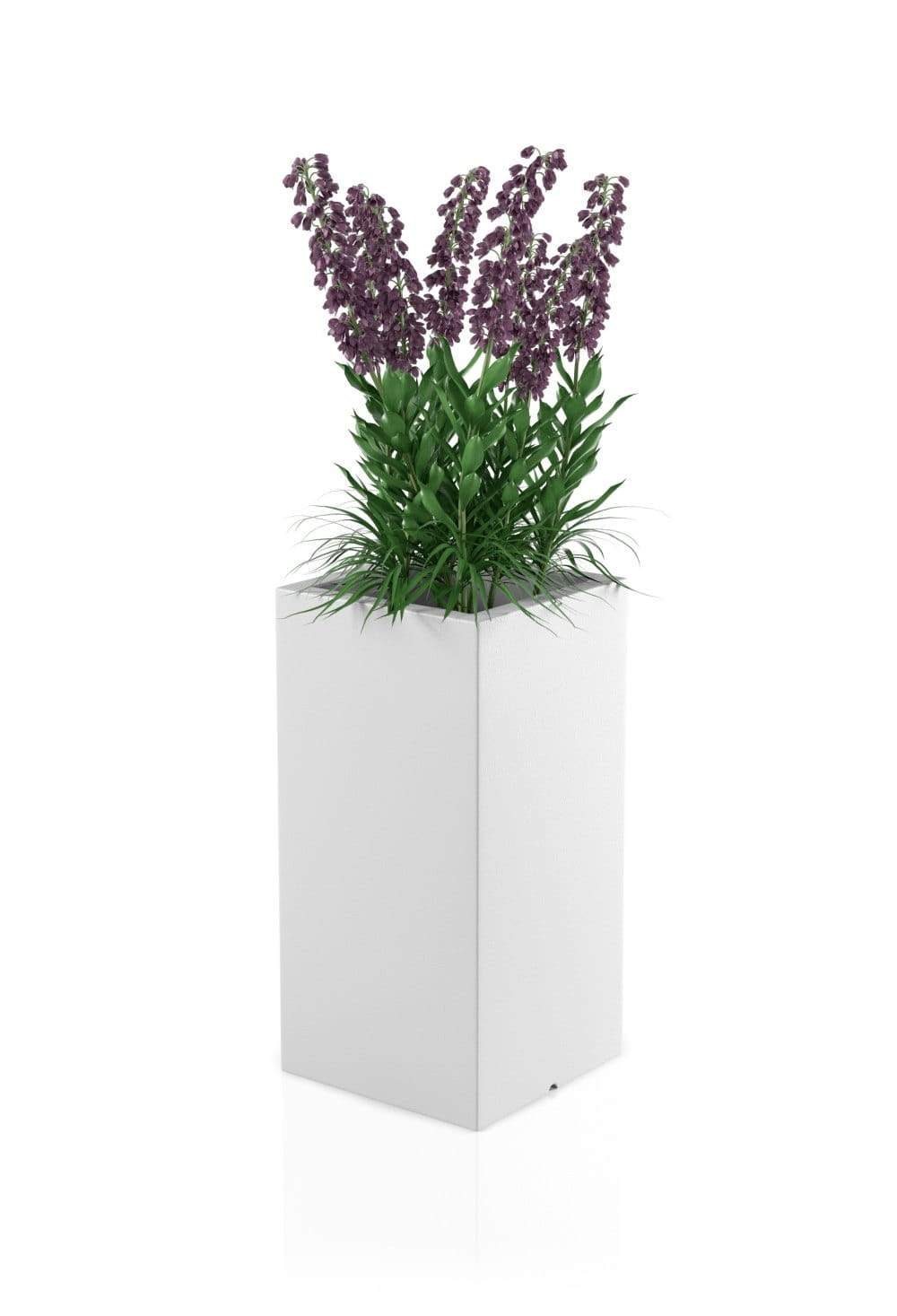 Designer pot TOWER POT White