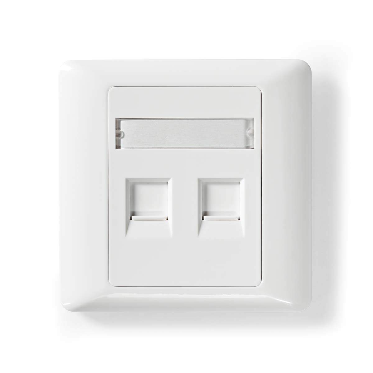 Network Keystone Face Plate | Face Plate RJ45 | 2 port(s) | ABS | White ...