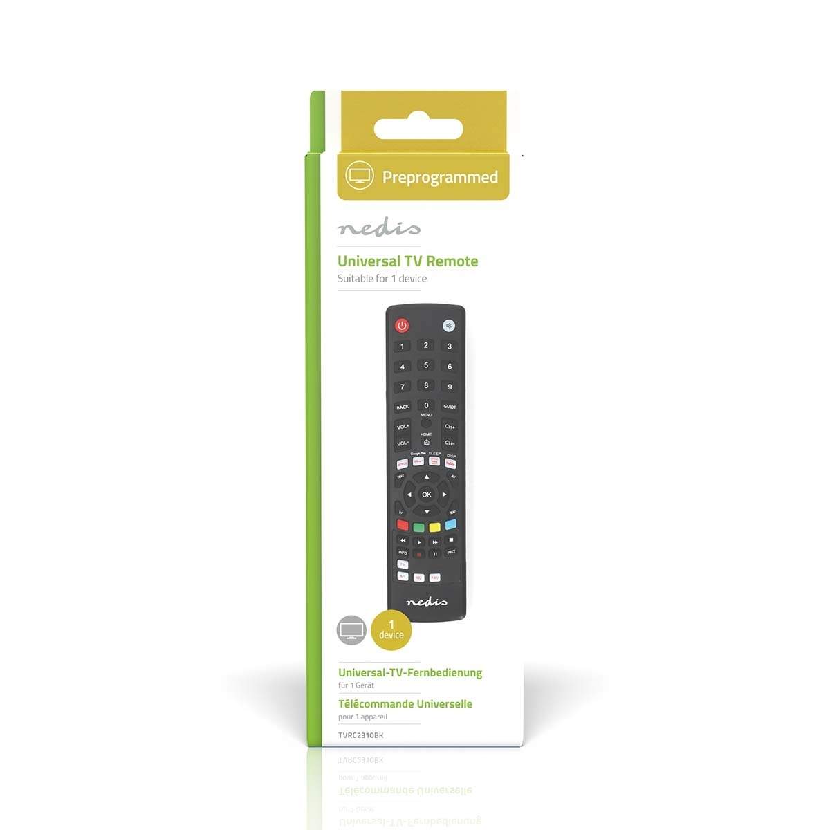 Universal Remote Control | Preprogrammed | 1 Unit | Amazon Prime ...