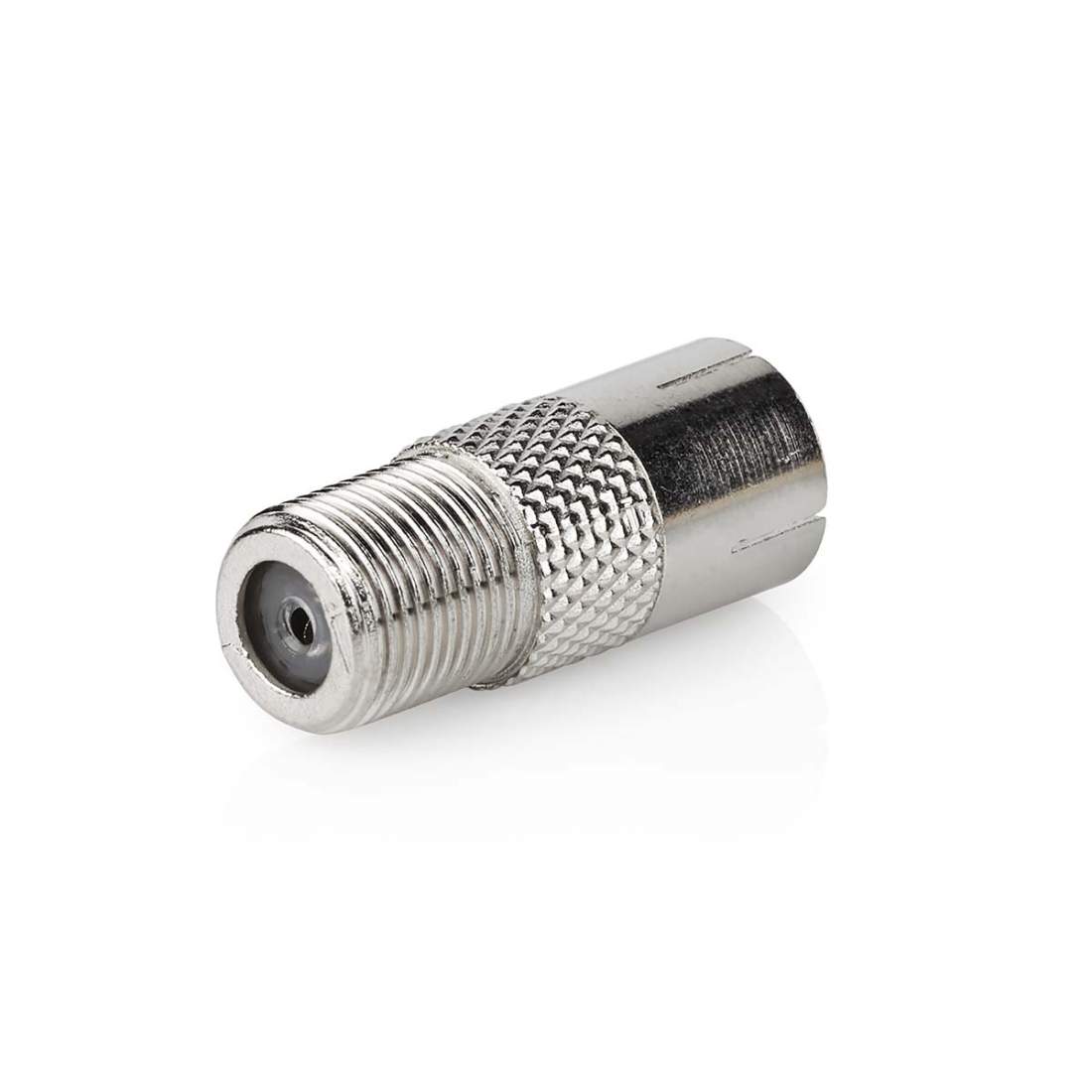 Satellite & Antenna Adapter | F Female | IEC (Coax) Female | Nickel Plated | 75 Ohm | Straight ...