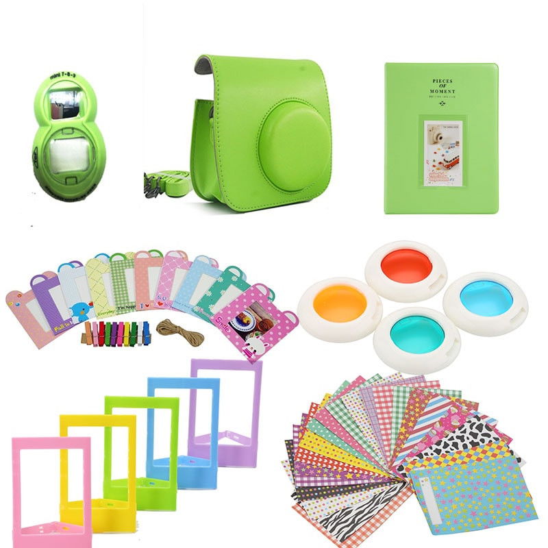 Accessory Kit for Fujifilm Instax Mini 8 / 9 - Lime Green