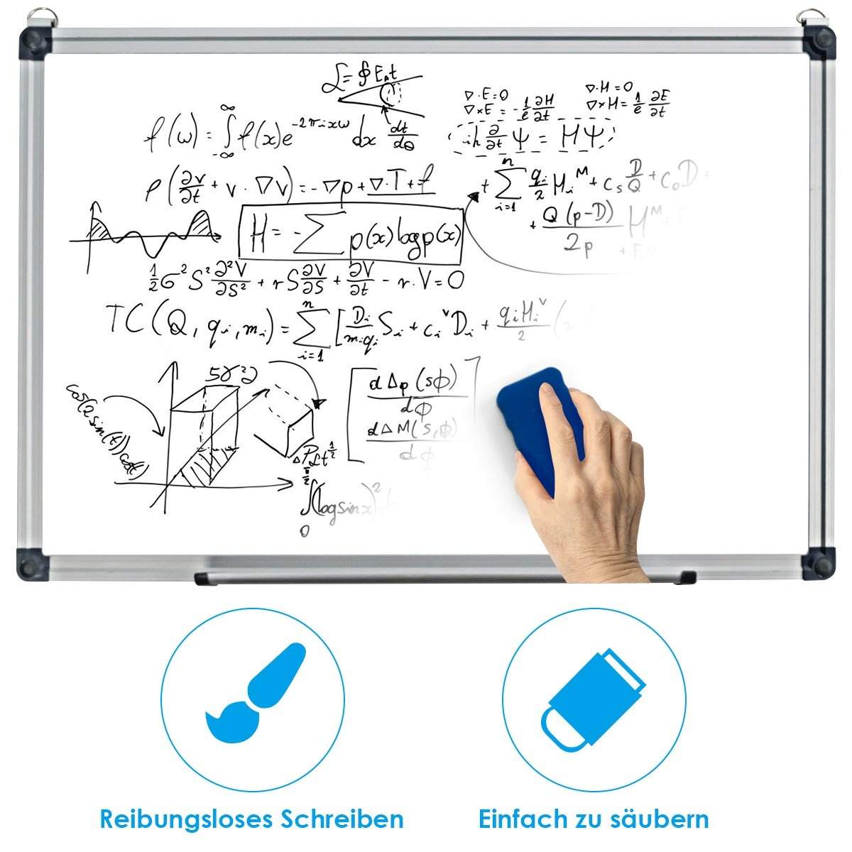 Whiteboard magnettavle skrivetavle vægtavle memo tavle med ...