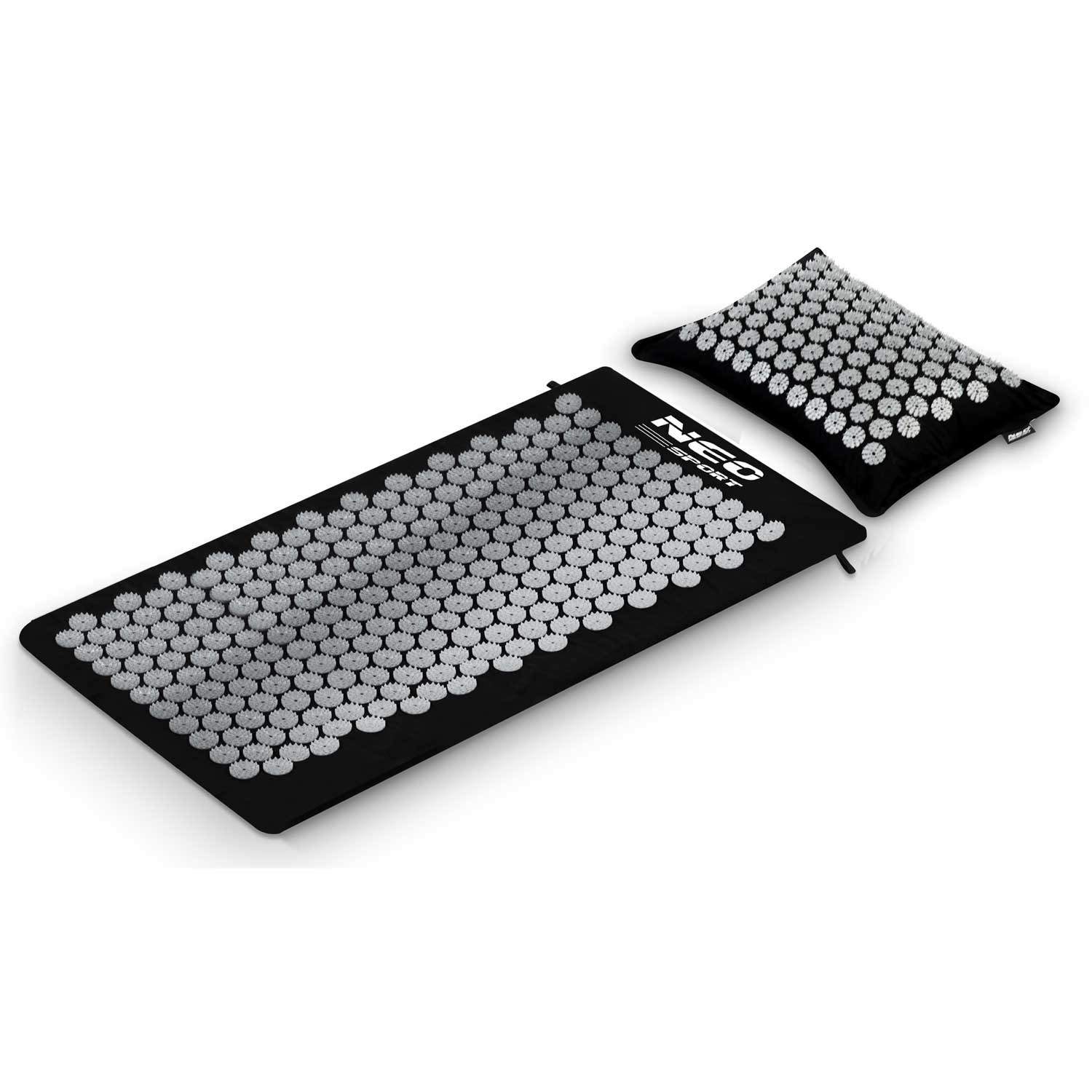 Akupressurmatta med piggar:230 piggar på mattan, 76 på kudden.Hjälper ...