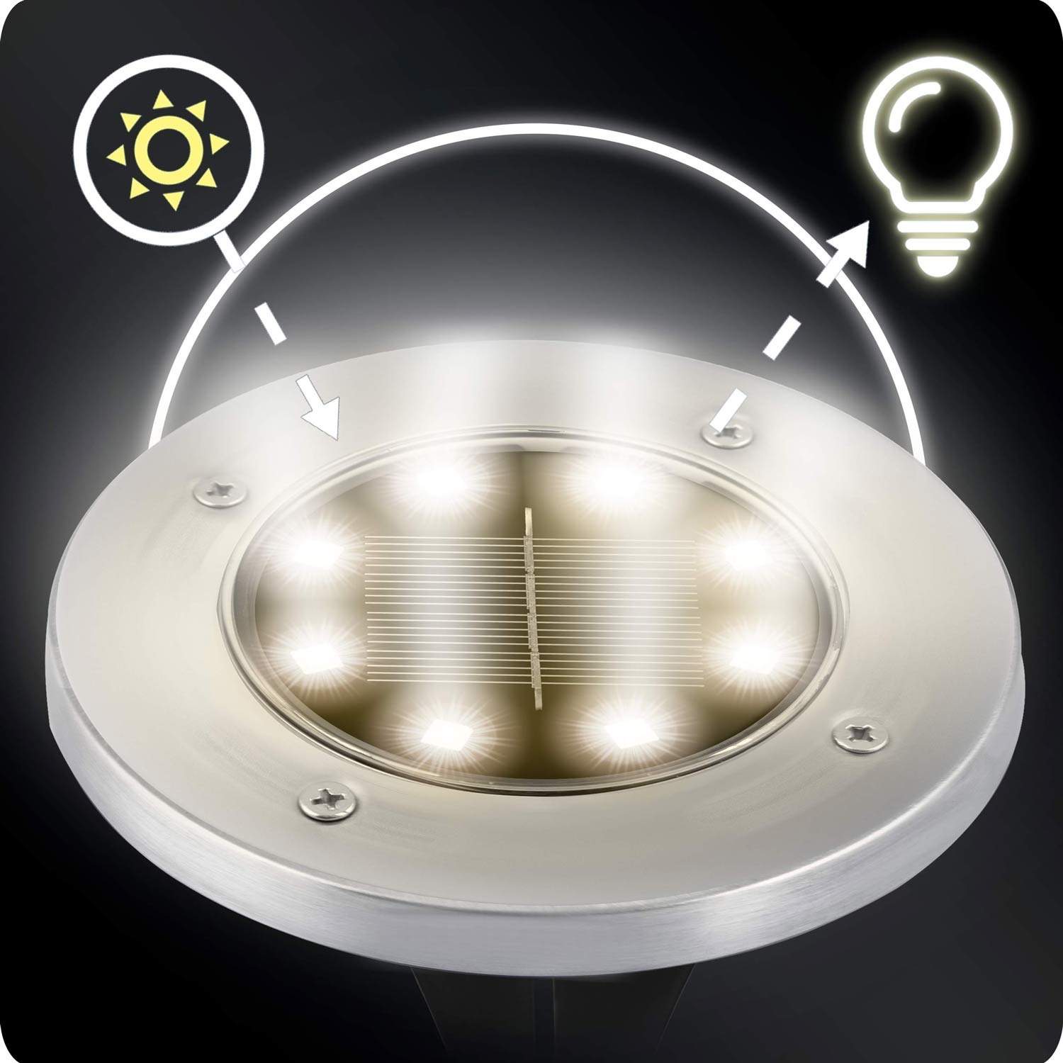 Solar jordlampe 6 stk Ilumen LS-104