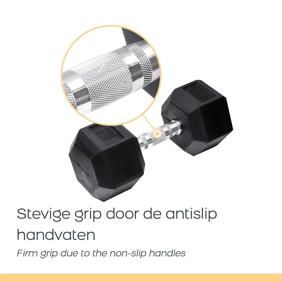 Orange Gym - Hex Dumbbell - 20kg