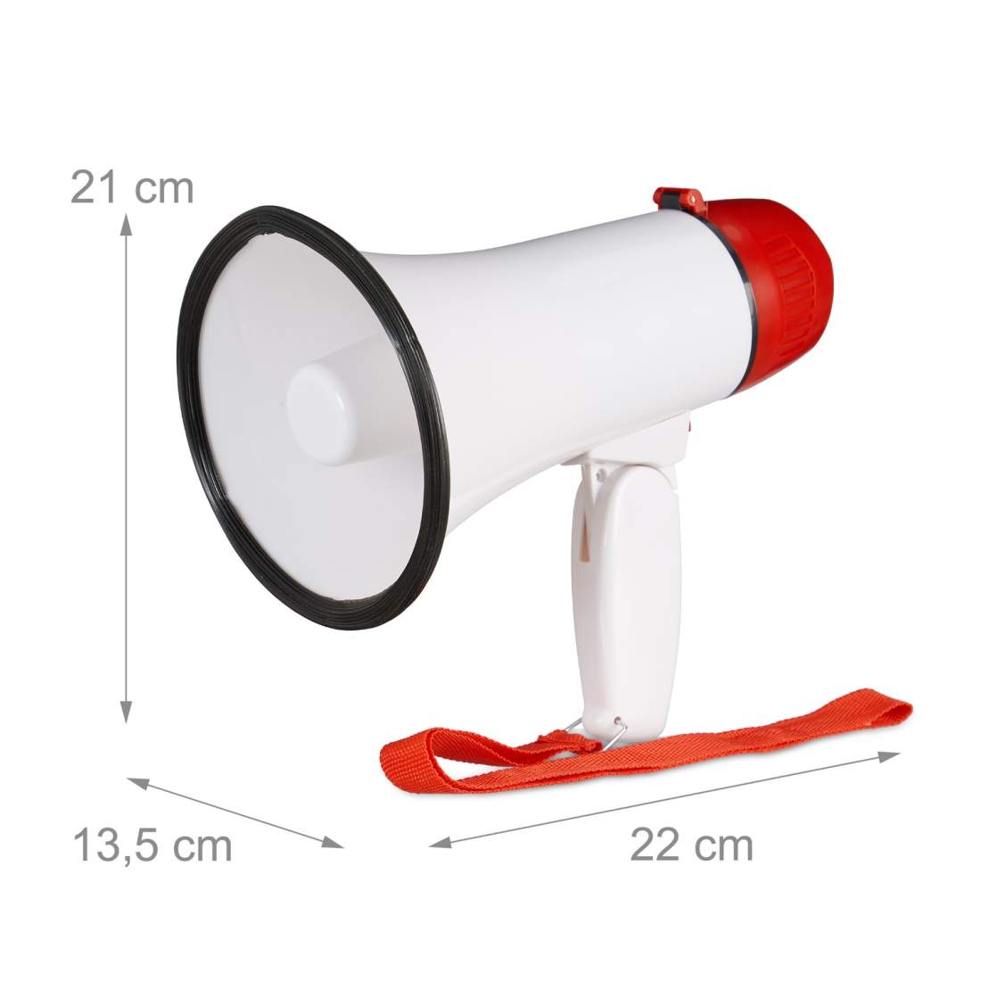 Stadium Megaphone Bullhorn Mini White Megaphone 10 Watt Football Fan ...