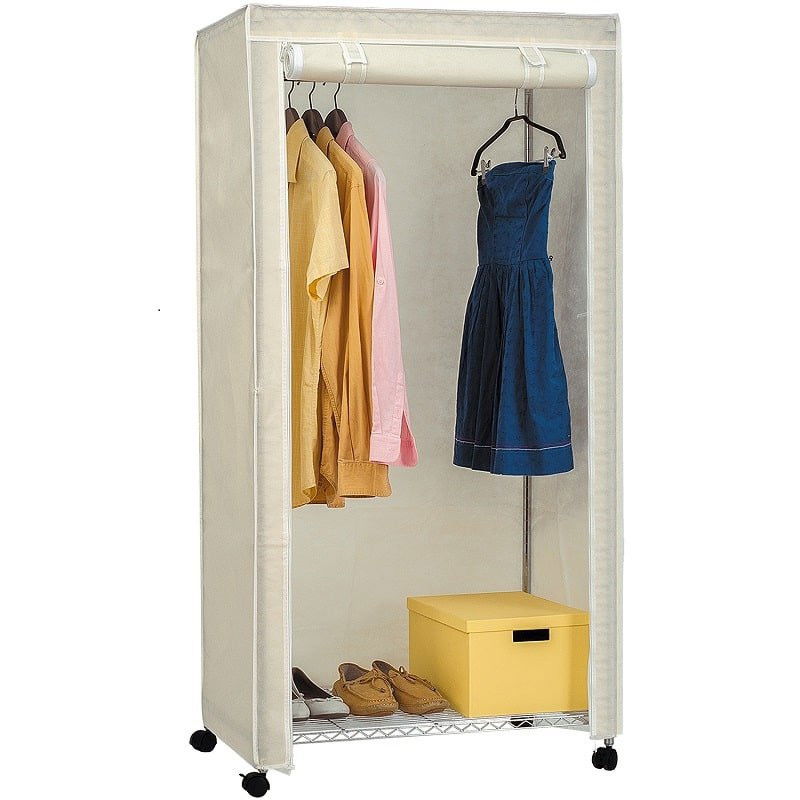 Tatkraft, Buffalo - Clothing rail with cover | eStore