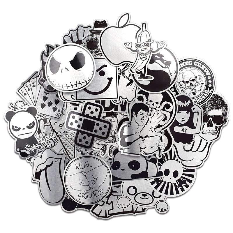 Stickers, 50 pack - Metallic | eStore