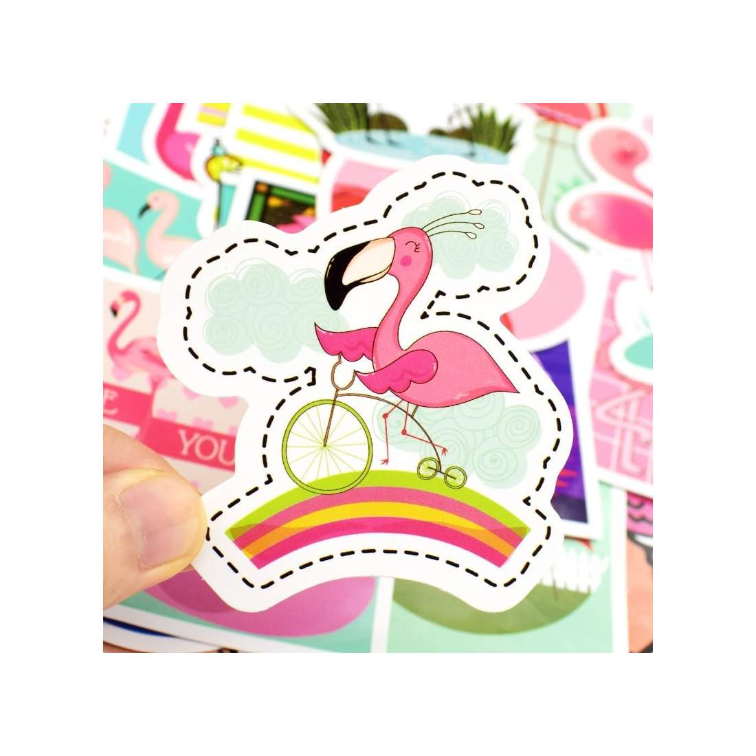 Stickers, 50 pack - Flamingo | eStore