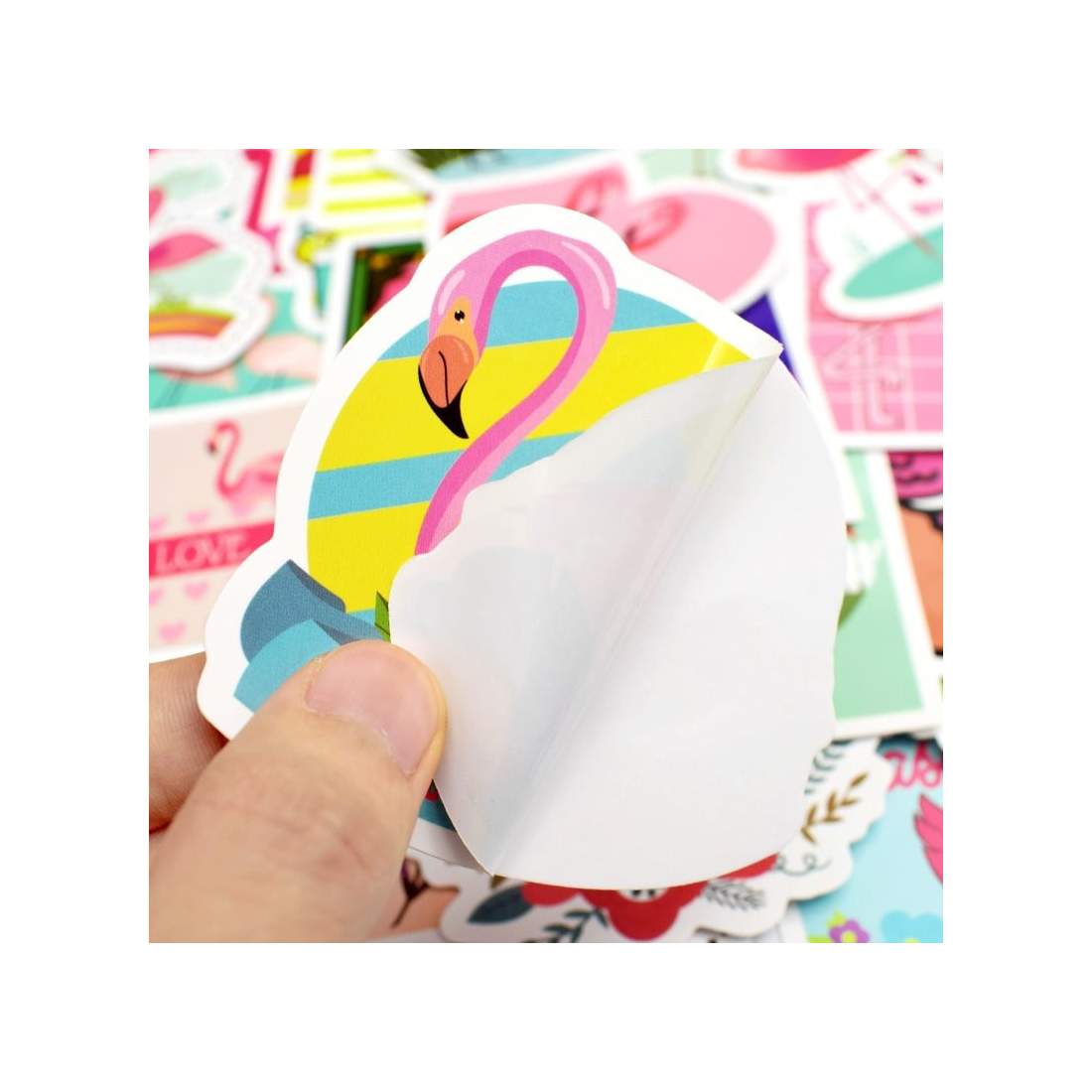 Stickers, 50 pack - Flamingo | eStore