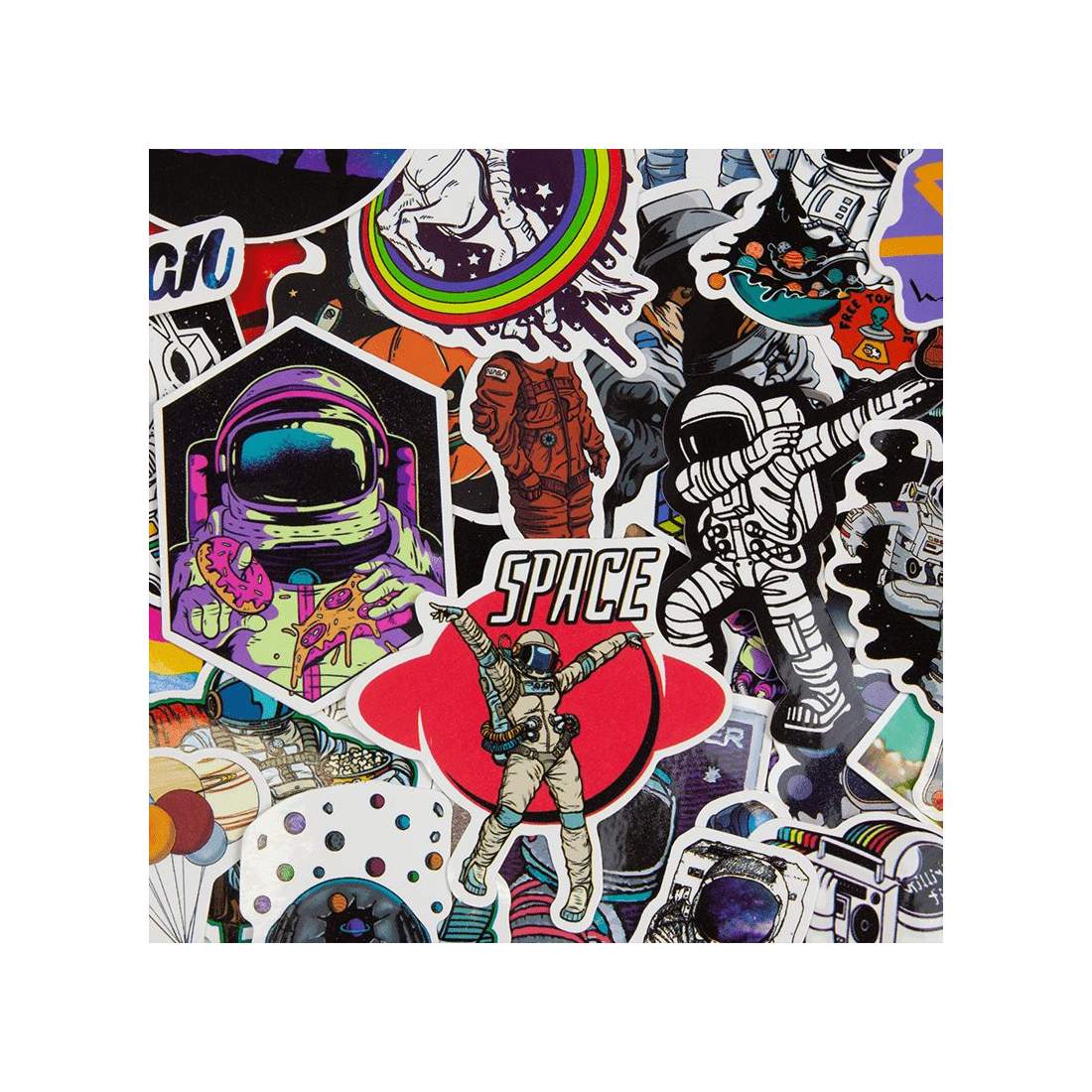 Stickers, 50 pack - Space | eStore