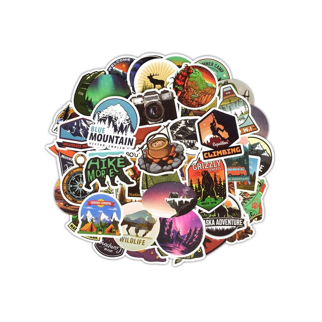 Stickers, 50 pack - Outdoor life