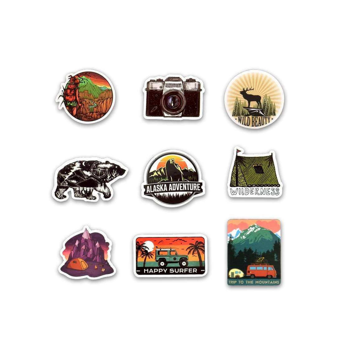 Stickers, 50 pack - Outdoor life