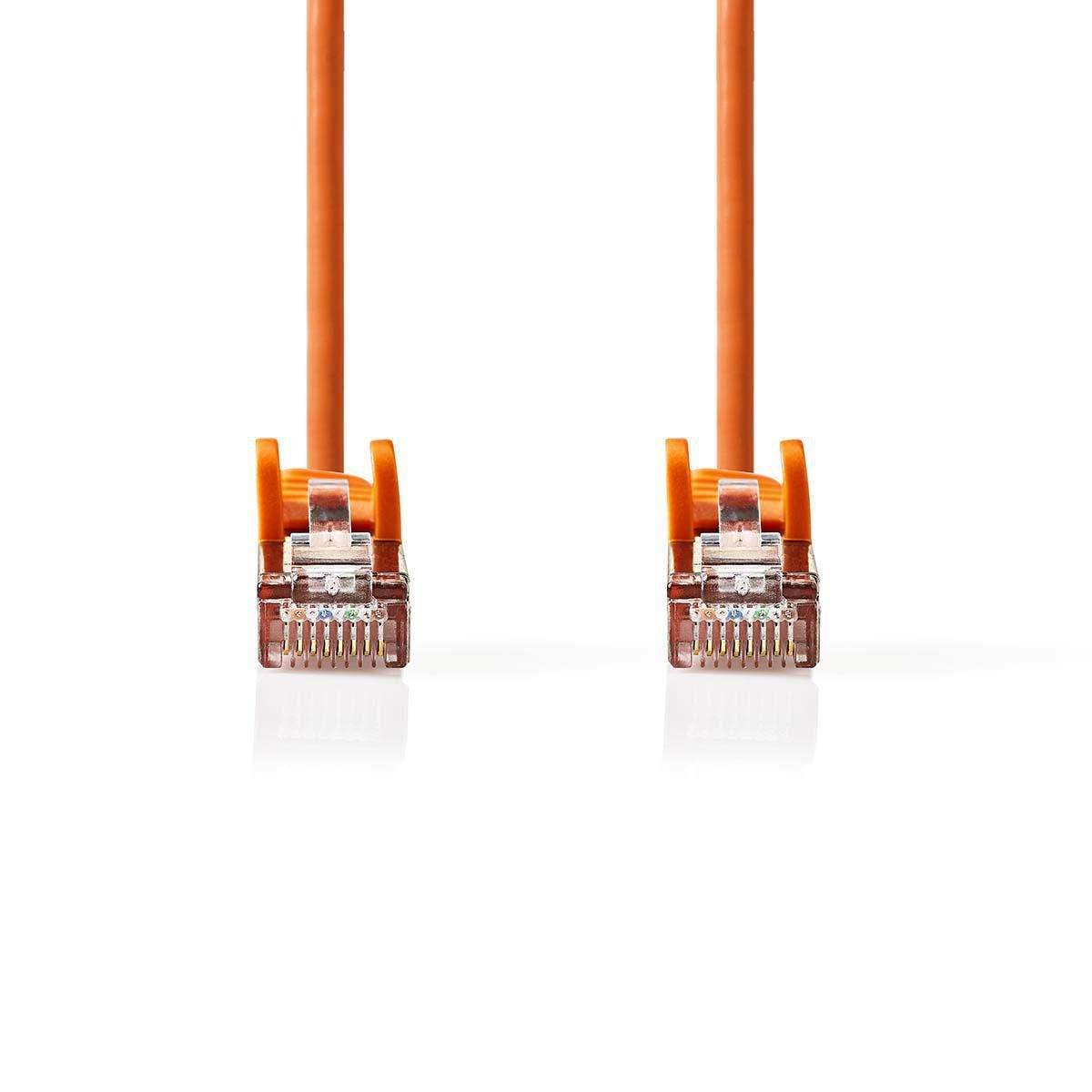 CAT5e network cable | SF/UTP | RJ45 male | RJ45 male | 7.50 m | Round ...