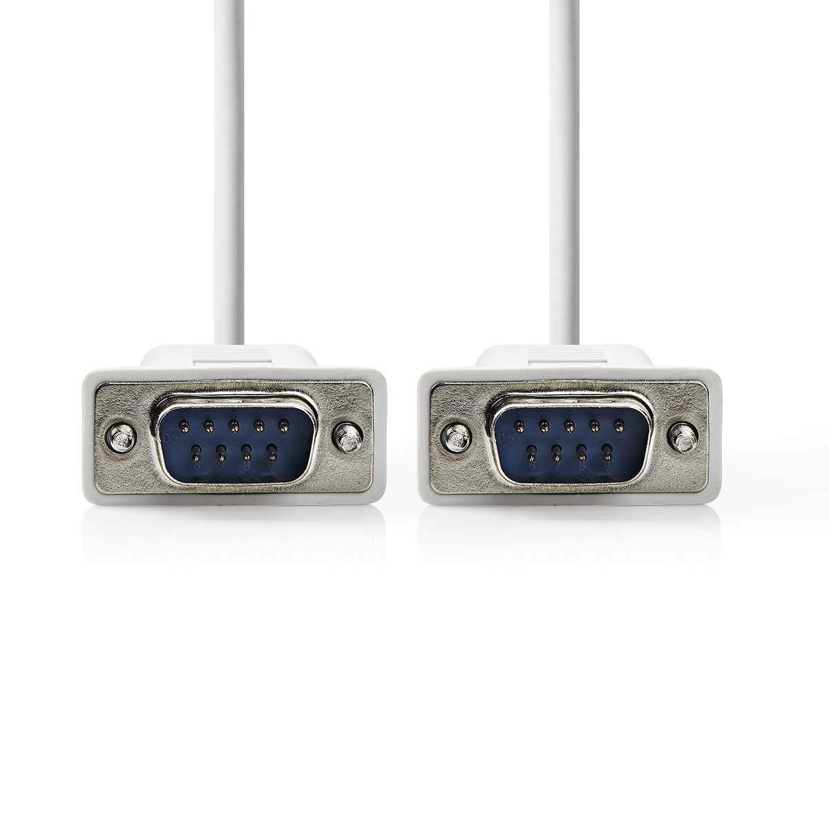 Serie Kabel | D-SUB 9-Pin Hane | D-SUB 9-Pin Hane | Nickelplaterad | 2. ...