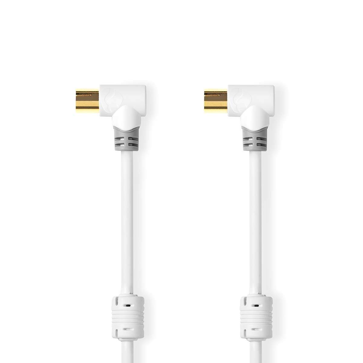 Coaxial cable | IEC (Coax) Male | IEC (Coax) Female | Gold Plated ...