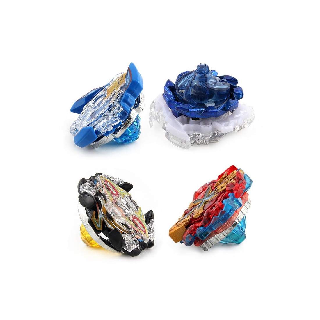 Combat Gyro Top Plate battle set 4-pack - Red