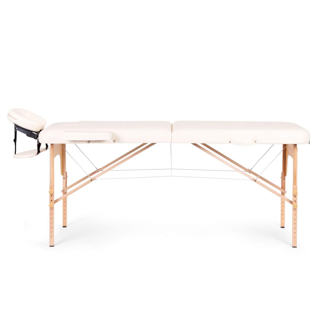 Foldable Wooden Massage Table – 2-Section with Carry Bag