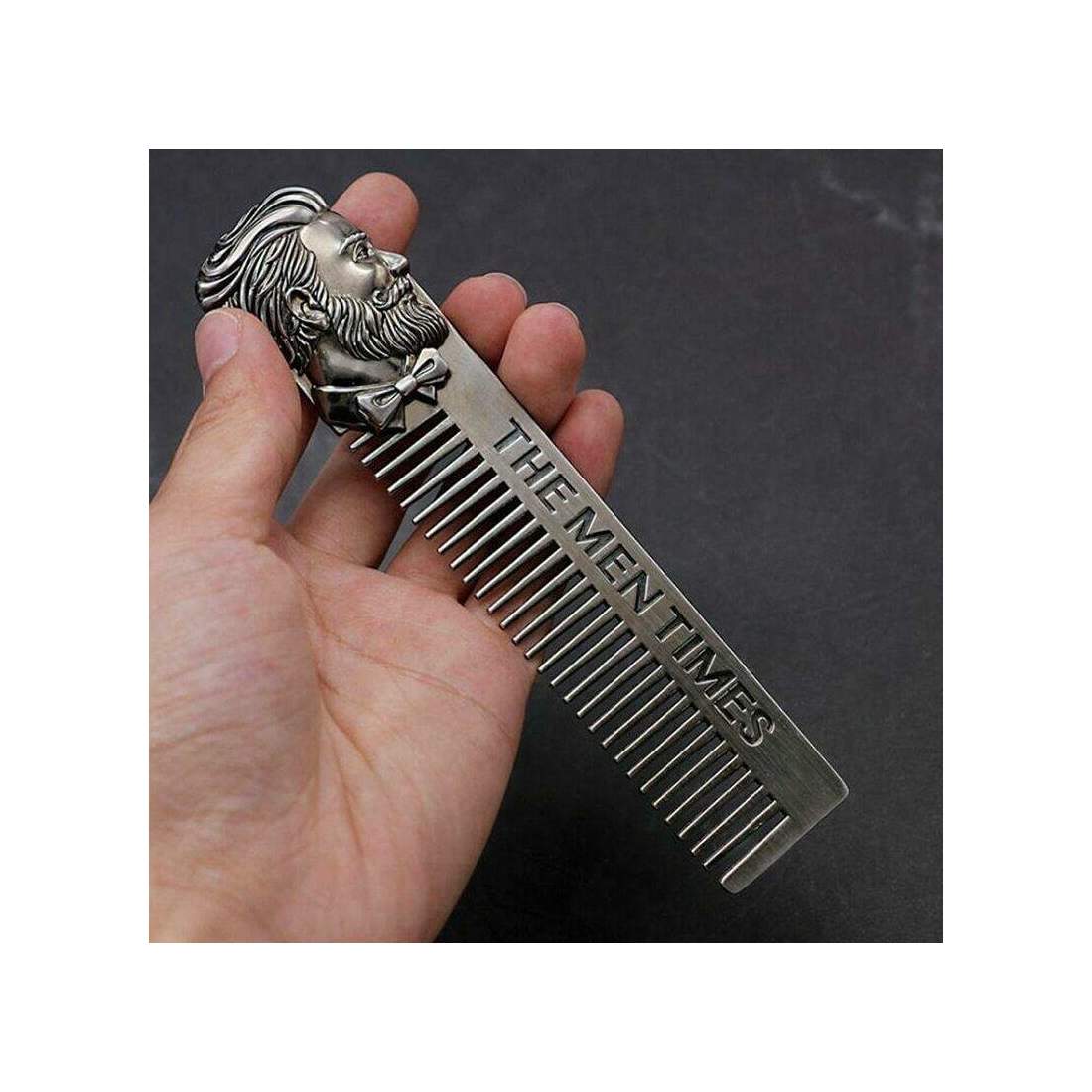 Beard Comb in Stainless Steel | eStore