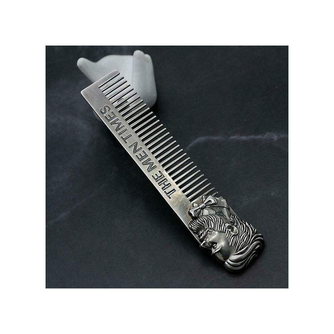 Beard Comb in Stainless Steel | eStore