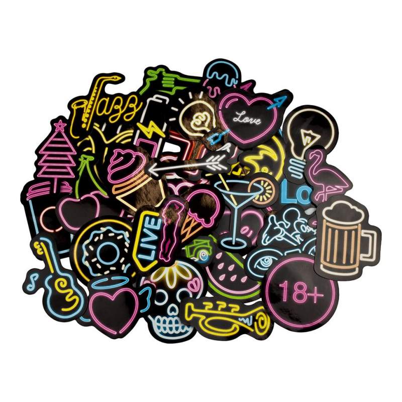 Big Pack Stickers and Decals - Neon | eStore