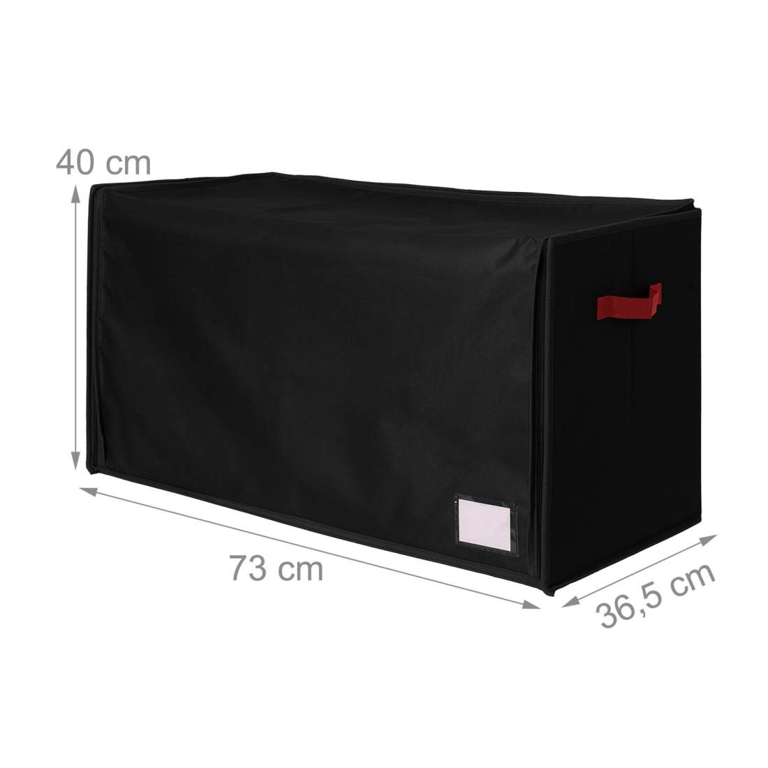 Christmas Bauble Storage Box – Adjustable Dividers, Clear