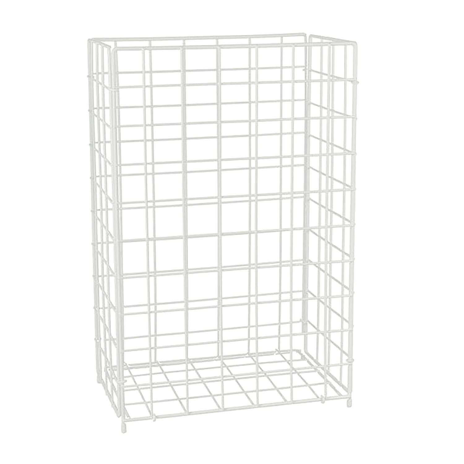 Paper Waste Bin, 25L – Square Grid Design for Office