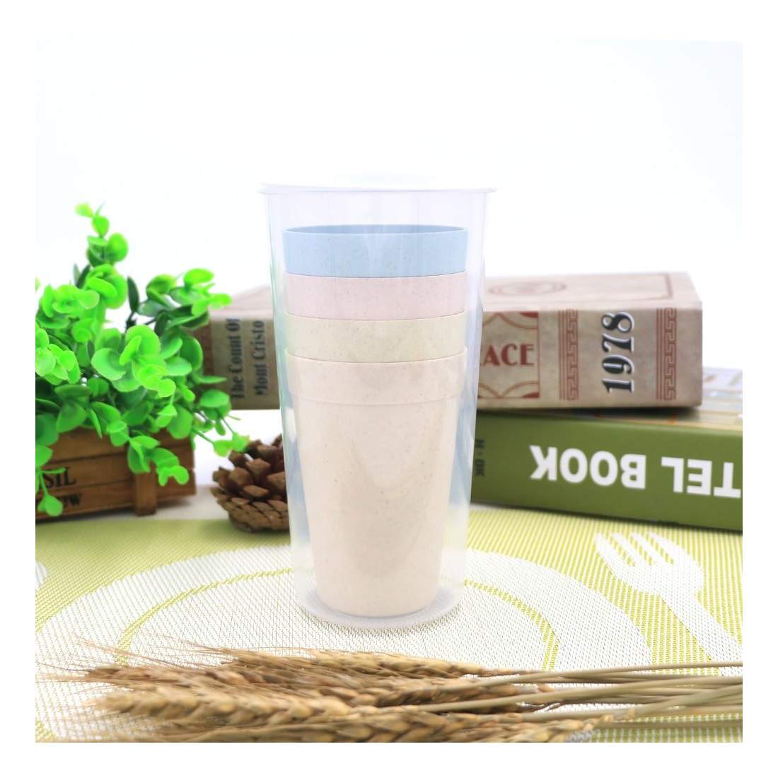 Set of 4 Biodegradable Mugs | eStore