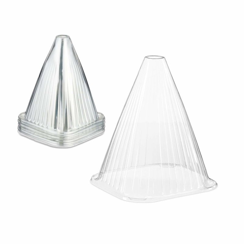 Transparent Plant Cones Set of 32 – Protects Young Plants