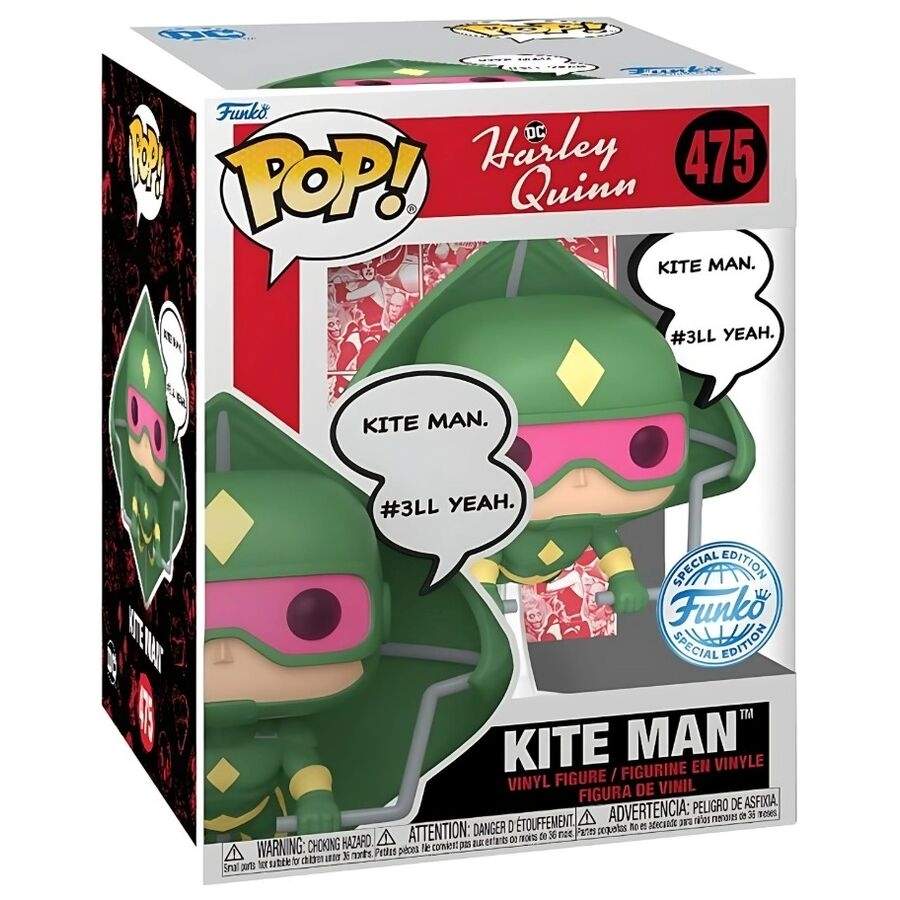 Deluxe DC Comics Kite Man Figuuri Harley Quinn Designilla