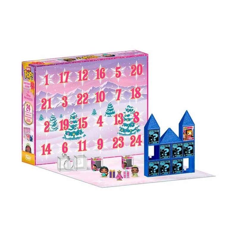 Disney Princess Bitty Pop Advent Calendar with 24 Collectible Figures