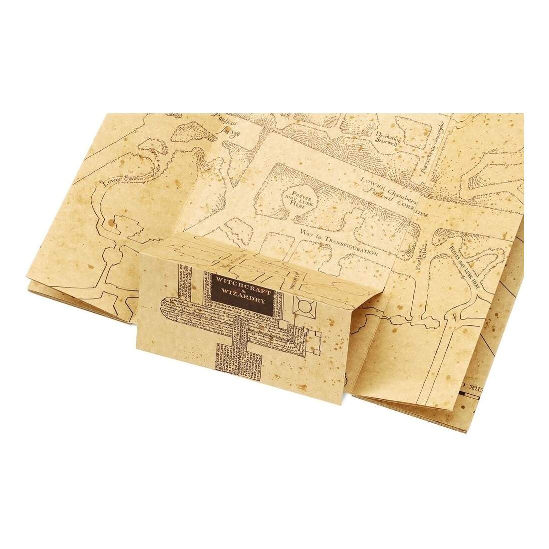 Marauderin kartta Harry Potter -faneille, yksityiskohtainen suunnittelu ...