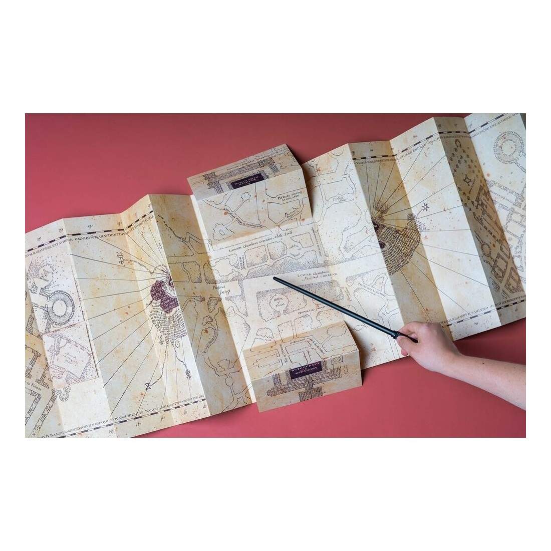 Marauderin kartta Harry Potter -faneille, yksityiskohtainen suunnittelu ...