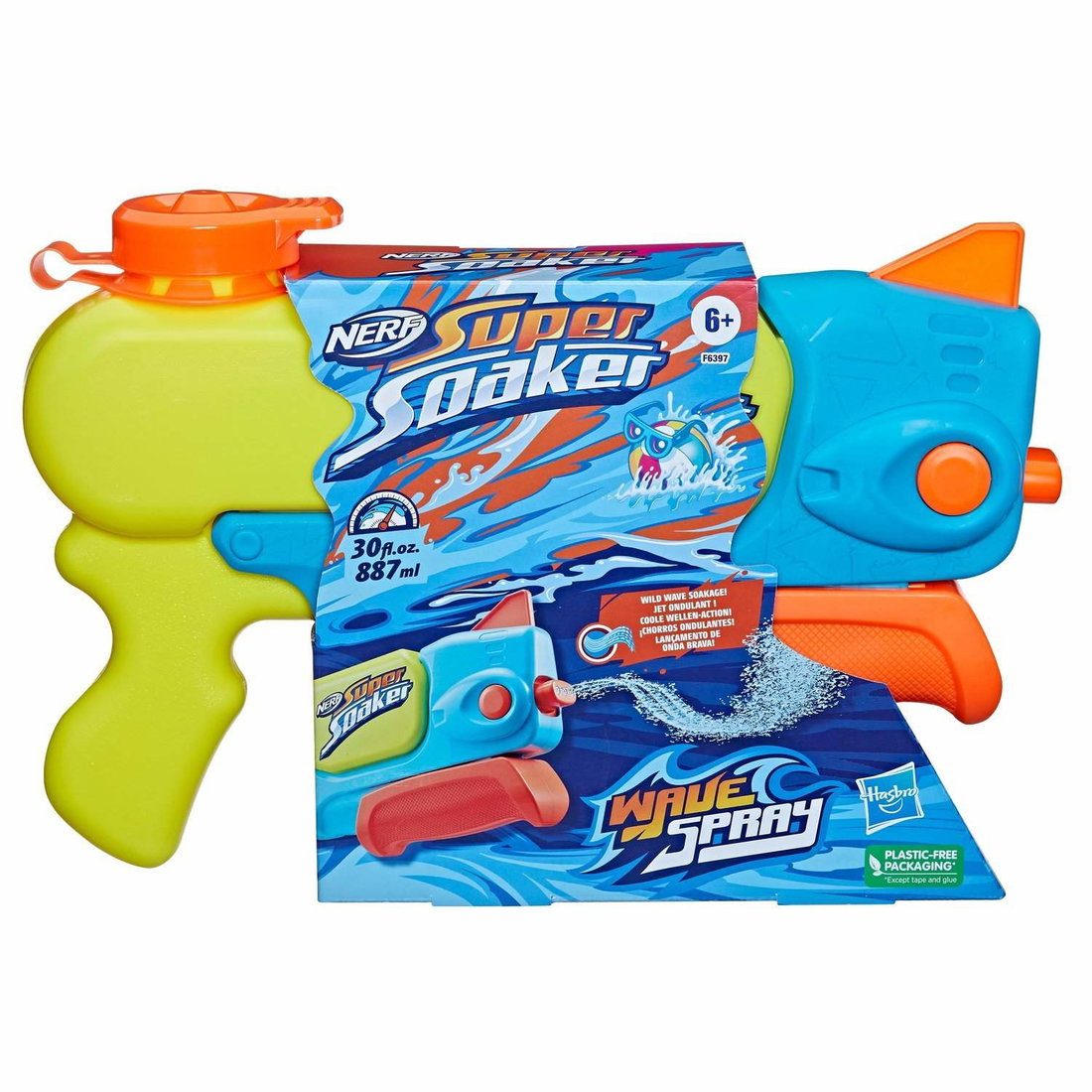 Water Blaster Wave Spray -ominaisuuden avulla hauskaa ulkoilua varten