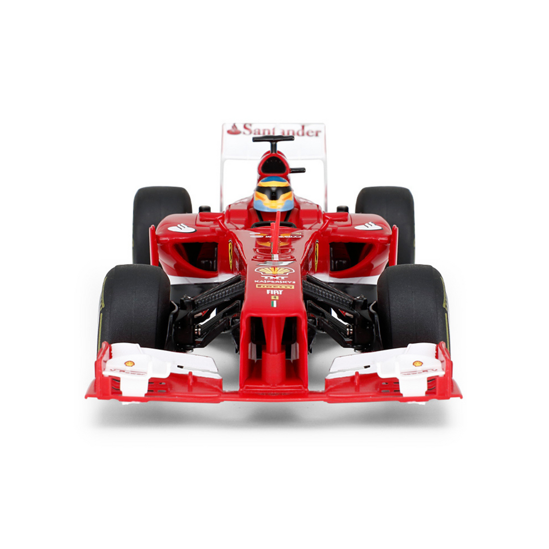 RC Ferrari F1 bil, skala 1:18, röd