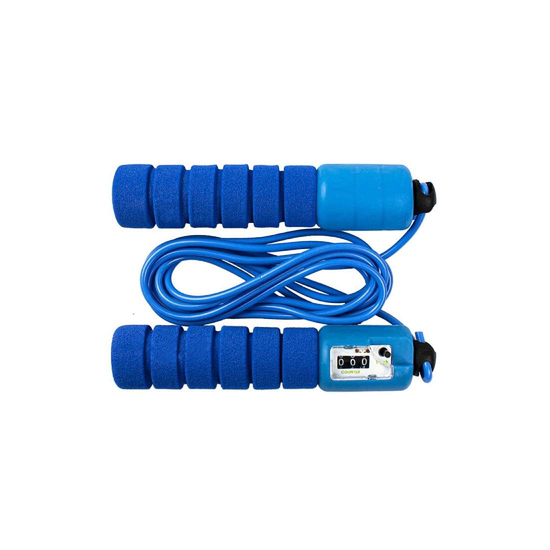 Jump rope with automatic counter, Blue