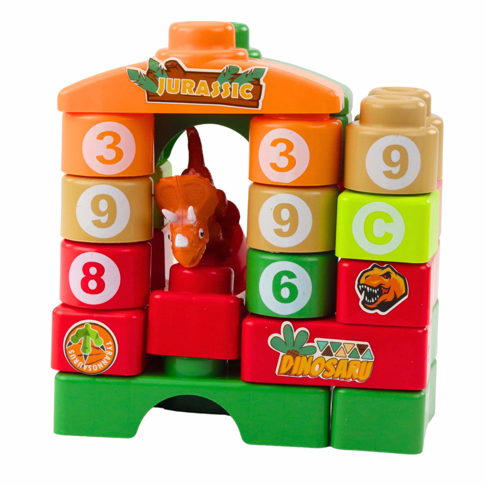 Dinosaur Educational Building Blocks, 26 Pieces