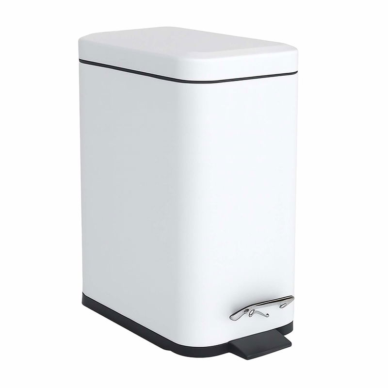 Bathroom Bin 5L – Soft Close, Hands-Free, Matte Finish