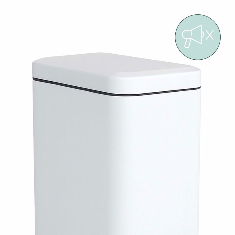 Bathroom Bin 5L – Soft Close, Hands-Free, Matte Finish