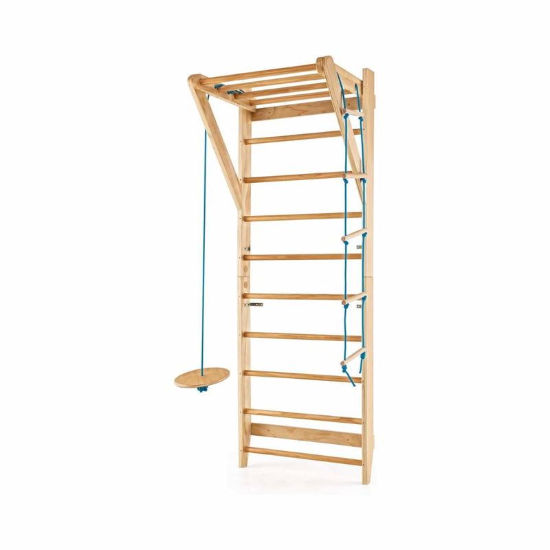 Indoor Climbing Wall – 4-in-1 Wooden Gym Equipment