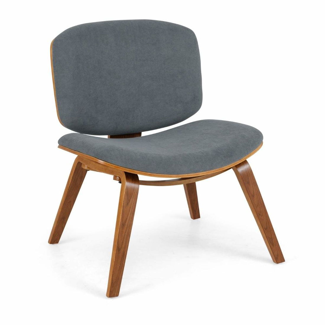 Mörkgrå accentstol – Ergonomisk, platsbesparande design