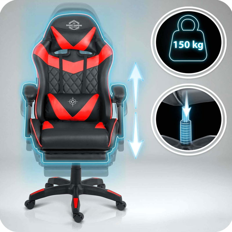 Sofotel Draknor II gaming chair black and red