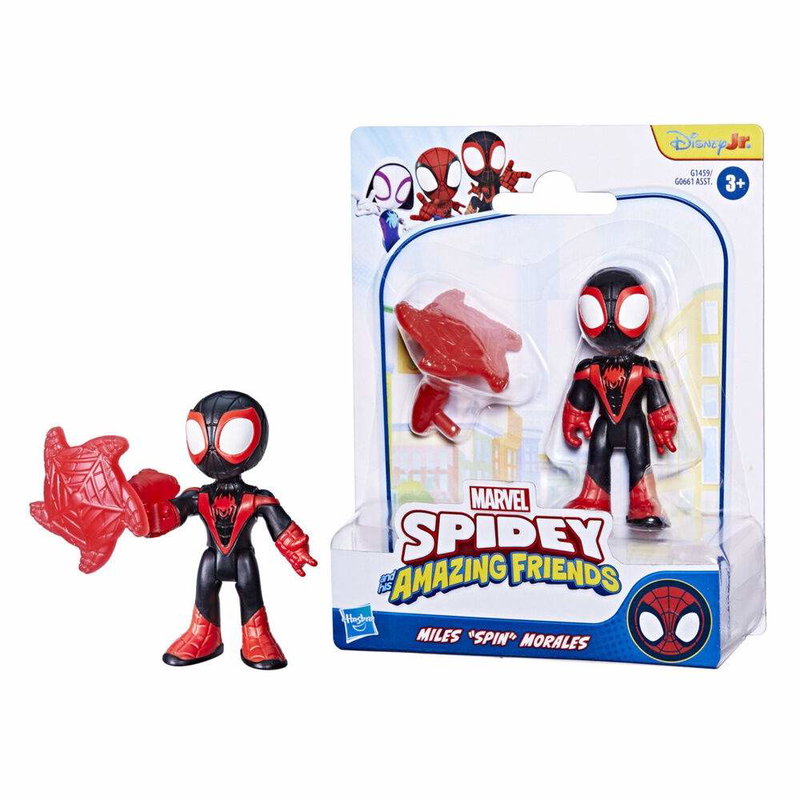 Marvel Spidey Miles Spin Morales figur 7cm