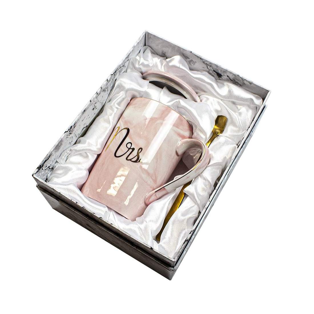 Mugg med lock och sked - Mrs