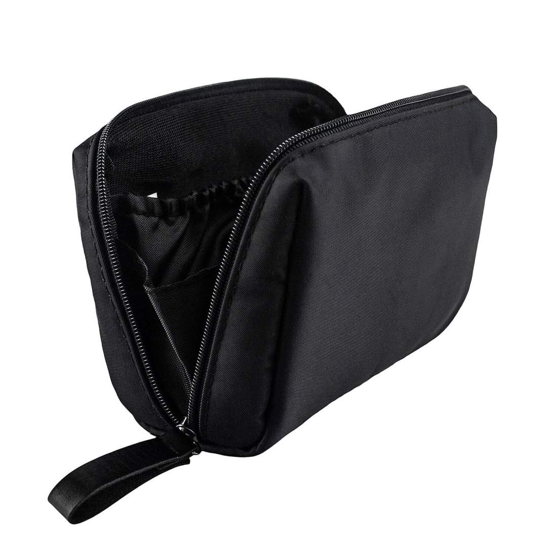 Compact Makeup Bag, Black