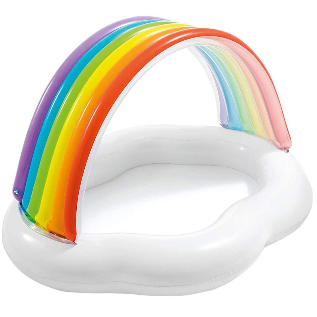 Inflatable Paddling Pool, Rainbow - Intex