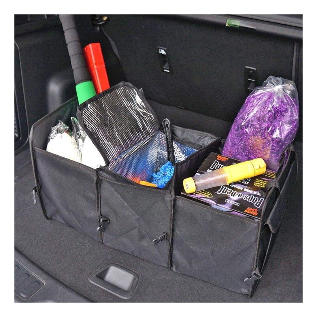 Foldable Car Trunk Organizer - Red