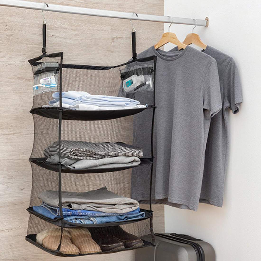 Foldable Shelf for Suitcase