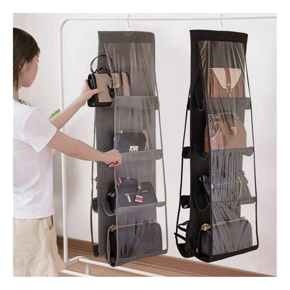 Hanging Storage with 6 Compartments - Black